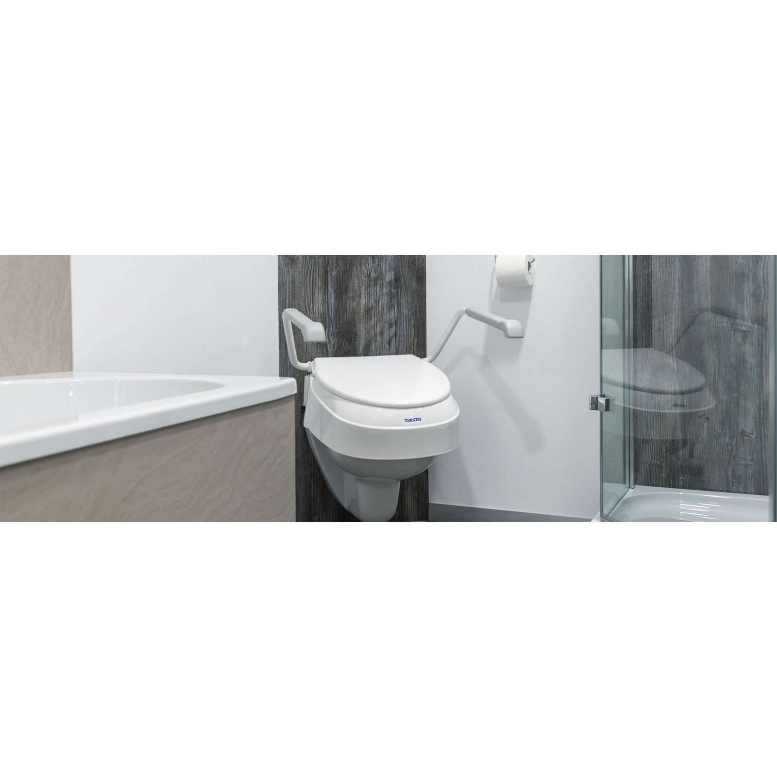 Elevador ou Alteador de sanita com apoio de braços